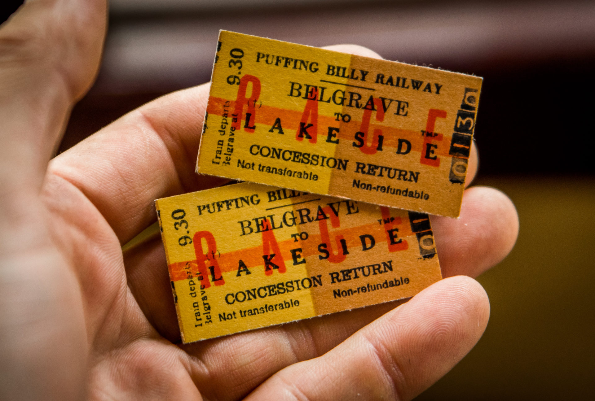 Race Trains & Tickets - Puffing Billy Running Festival