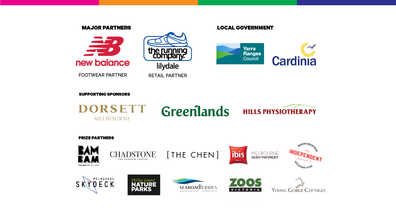 Schedule - Puffing Billy Running Festival